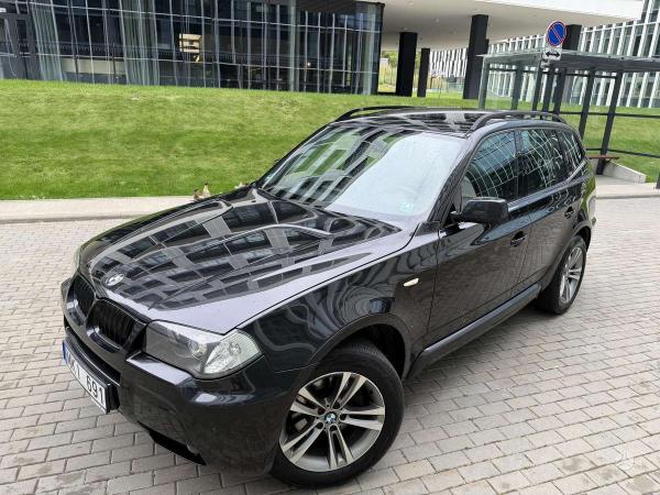 Melns BMW X3 2007 Viļņa, ar dzinēja tilpumu 2.99 L un nobraukumu 300 tūkst. km par 4450 €, foto 6 vietnē AUTOMOTO.COM.LV