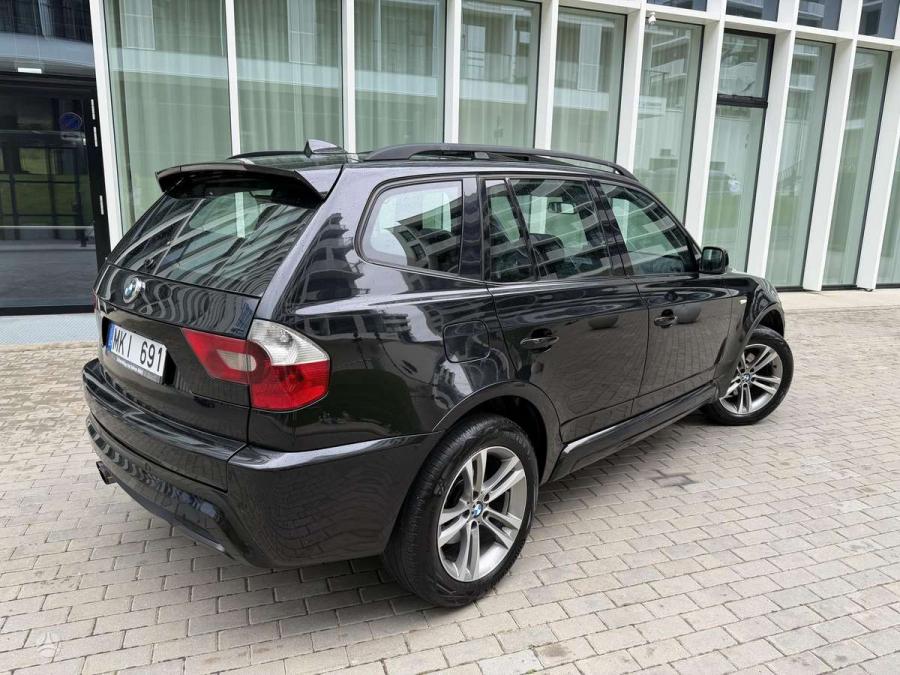 Melns BMW X3 2007 Viļņa, ar dzinēja tilpumu 2.99 L un nobraukumu 300 tūkst. km par 4450 €, foto 12 vietnē AUTOMOTO.COM.LV