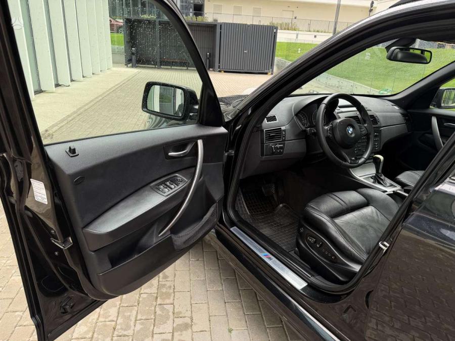 Melns BMW X3 2007 Viļņa, ar dzinēja tilpumu 2.99 L un nobraukumu 300 tūkst. km par 4450 €, foto 16 vietnē AUTOMOTO.COM.LV