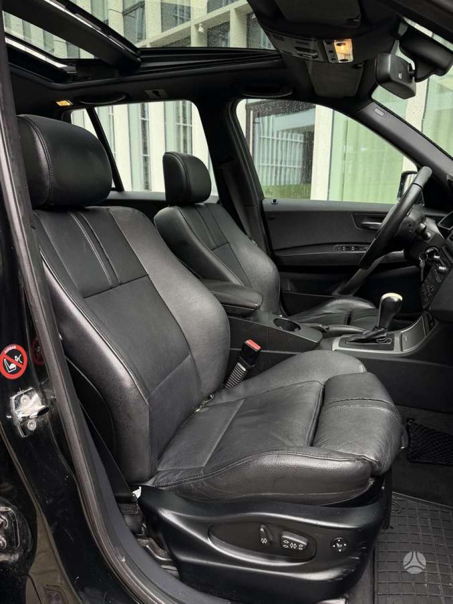 Melns BMW X3 2007 Viļņa, ar dzinēja tilpumu 2.99 L un nobraukumu 300 tūkst. km par 4450 €, foto 27 vietnē AUTOMOTO.COM.LV