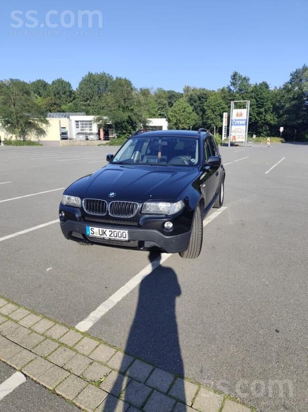 Melns BMW X3 2007 Jelgava, ar dzinēja tilpumu 2.00 L un nobraukumu 251 tūkst. km par 5490 €, foto 3 vietnē AUTOMOTO.COM.LV