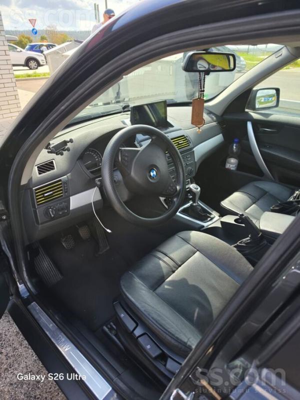 Melns BMW X3 2007 Jelgava, ar dzinēja tilpumu 2.00 L un nobraukumu 251 tūkst. km par 5490 €, foto 8 vietnē AUTOMOTO.COM.LV
