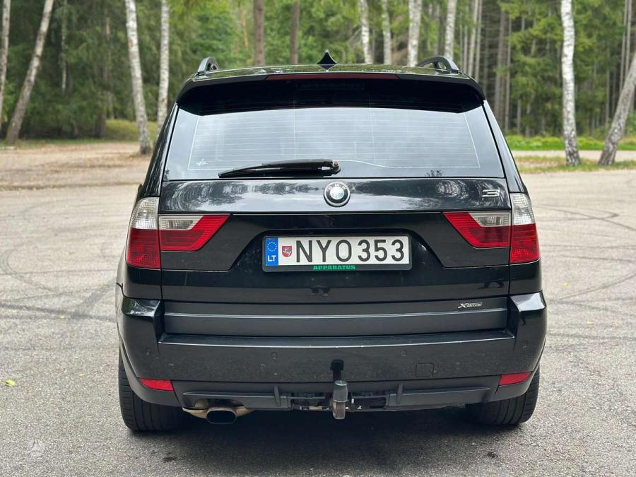 Melns BMW X3 2007 Alīta, ar dzinēja tilpumu 2.00 L un nobraukumu 310 tūkst. km par 4600 €, foto 7 vietnē AUTOMOTO.COM.LV