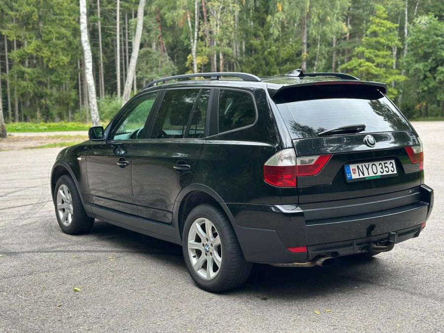 Melns BMW X3 2007 Alīta, ar dzinēja tilpumu 2.00 L un nobraukumu 310 tūkst. km par 4600 €, foto 8 vietnē AUTOMOTO.COM.LV