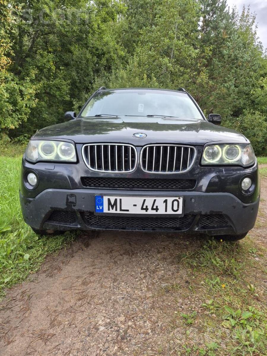 Black BMW X3 2007 in Balvi, with an engine capacity of 3.00 L and mileage of 318 thousand km for 5000 €, photo 1 on AUTOMOTO.COM.LV