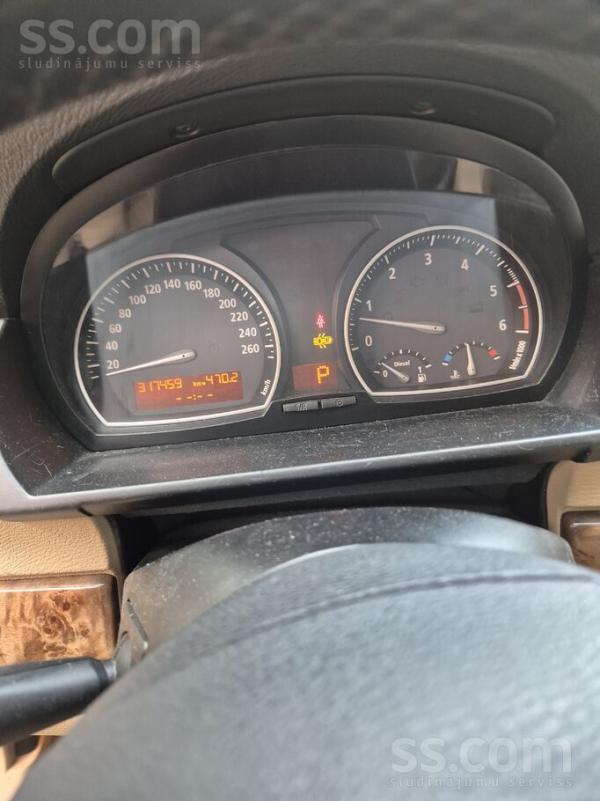 Black BMW X3 2007 in Balvi, with an engine capacity of 3.00 L and mileage of 318 thousand km for 5000 €, photo 4 on AUTOMOTO.COM.LV