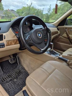 Black BMW X3 2007 in Balvi, with an engine capacity of 3.00 L and mileage of 318 thousand km for 5000 €, photo 5 on AUTOMOTO.COM.LV
