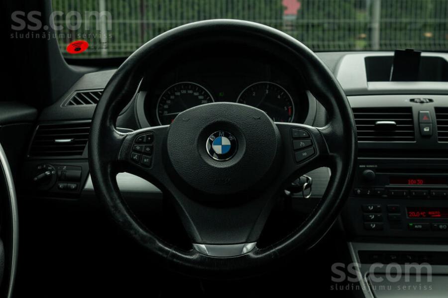 Black BMW X3 2007 in Jelgava, with an engine capacity of 2.00 L and mileage of 357 thousand km for 4900 €, photo 12 on AUTOMOTO.COM.LV