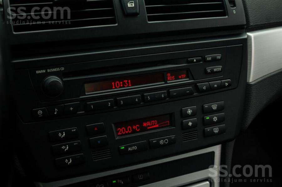 Black BMW X3 2007 in Jelgava, with an engine capacity of 2.00 L and mileage of 357 thousand km for 4900 €, photo 22 on AUTOMOTO.COM.LV
