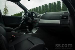 Black BMW X3 2007 in Jelgava, with an engine capacity of 2.00 L and mileage of 357 thousand km for 4900 €, photo 8 on AUTOMOTO.COM.LV