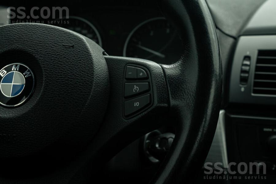 Black BMW X3 2007 in Jelgava, with an engine capacity of 2.00 L and mileage of 357 thousand km for 4900 €, photo 15 on AUTOMOTO.COM.LV