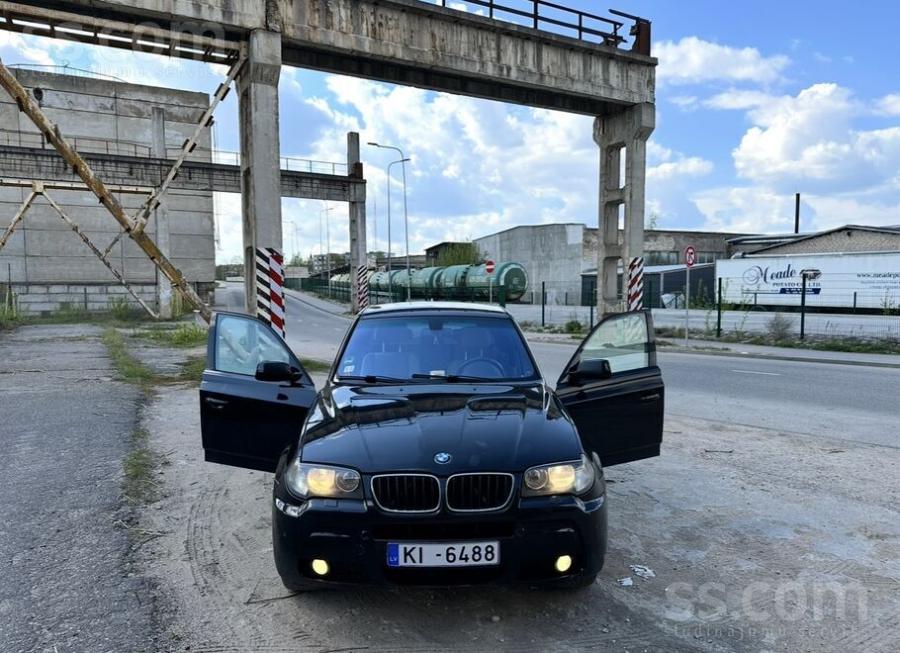 Melns BMW X3 2007 Daugavpils, ar dzinēja tilpumu 2.00 L un nobraukumu 535 tūkst. km par 4300 €, foto 3 vietnē AUTOMOTO.COM.LV