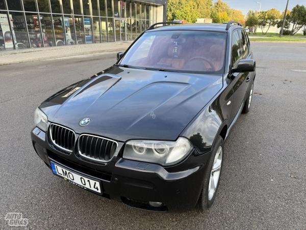 Black BMW X3 2007 in Alytus, with an engine capacity of 3.00 L and mileage of 348 thousand km for 4600 €, photo 1 on AUTOMOTO.COM.LV