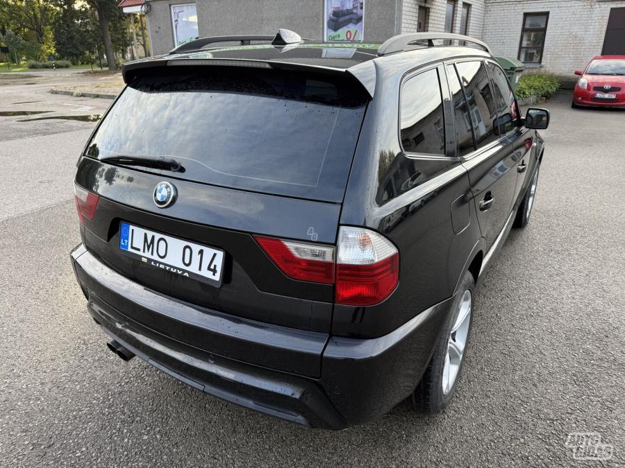 Black BMW X3 2007 in Alytus, with an engine capacity of 3.00 L and mileage of 348 thousand km for 4600 €, photo 4 on AUTOMOTO.COM.LV