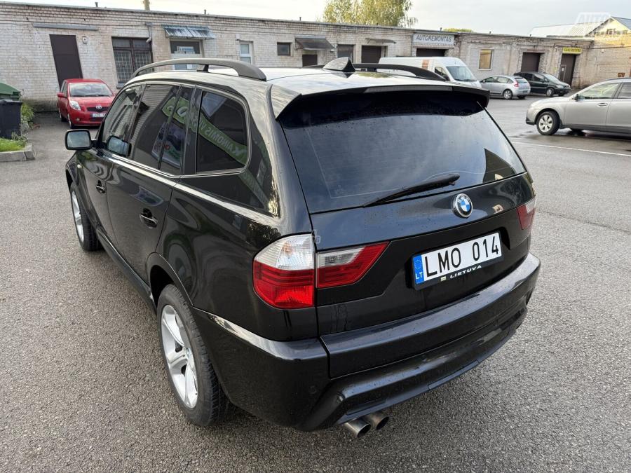 Black BMW X3 2007 in Alytus, with an engine capacity of 3.00 L and mileage of 348 thousand km for 4600 €, photo 5 on AUTOMOTO.COM.LV