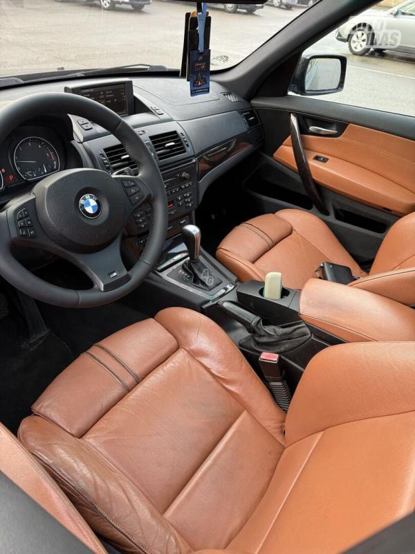 Black BMW X3 2007 in Alytus, with an engine capacity of 3.00 L and mileage of 348 thousand km for 4600 €, photo 7 on AUTOMOTO.COM.LV