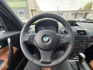 Black BMW X3 2007 in Alytus, with an engine capacity of 3.00 L and mileage of 348 thousand km for 4600 €, photo 10 on AUTOMOTO.COM.LV