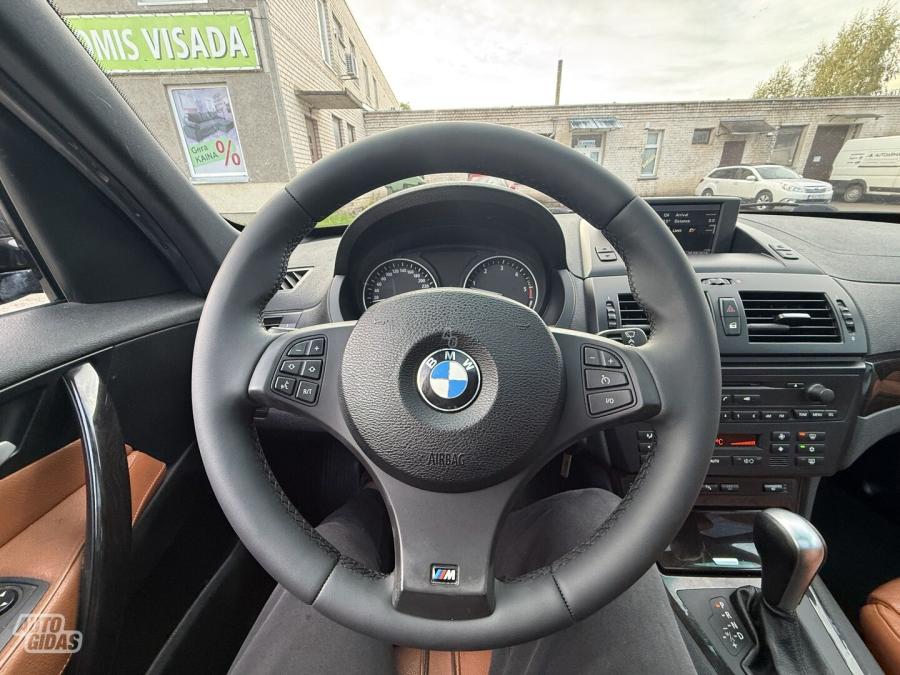 Black BMW X3 2007 in Alytus, with an engine capacity of 3.00 L and mileage of 348 thousand km for 4600 €, photo 10 on AUTOMOTO.COM.LV