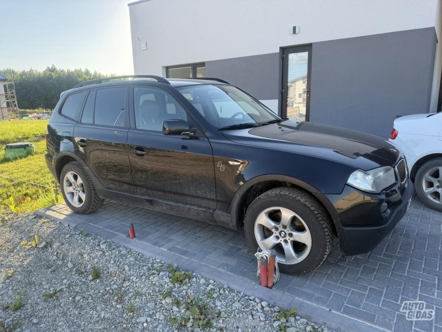 Melns BMW X3 2007 Kauņa, ar dzinēja tilpumu 2.00 L un nobraukumu 284 tūkst. km par 4200 €, foto 3 vietnē AUTOMOTO.COM.LV