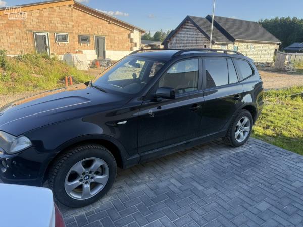 Black BMW X3 2007 in Kaunas, with an engine capacity of 2.00 L and mileage of 284 thousand km for 4200 €, photo 4 on AUTOMOTO.COM.LV