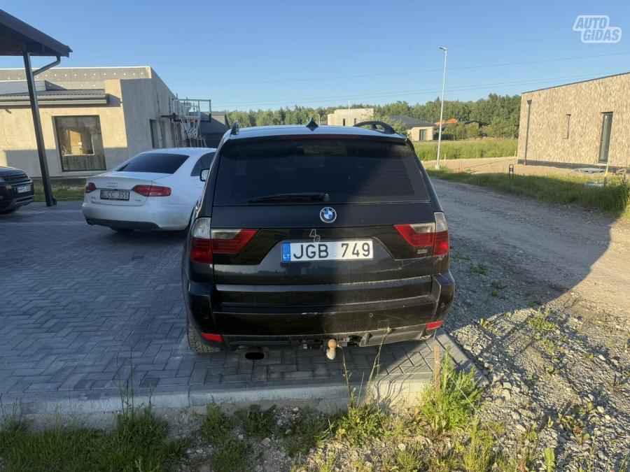 Melns BMW X3 2007 Kauņa, ar dzinēja tilpumu 2.00 L un nobraukumu 284 tūkst. km par 4200 €, foto 5 vietnē AUTOMOTO.COM.LV