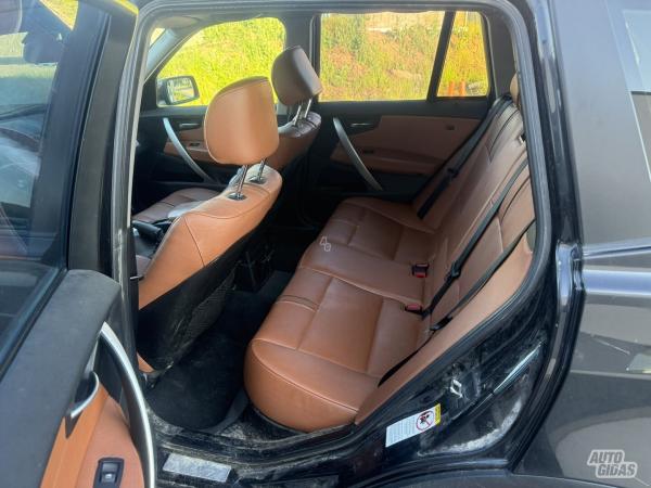 Black BMW X3 2007 in Kaunas, with an engine capacity of 2.00 L and mileage of 284 thousand km for 4200 €, photo 6 on AUTOMOTO.COM.LV