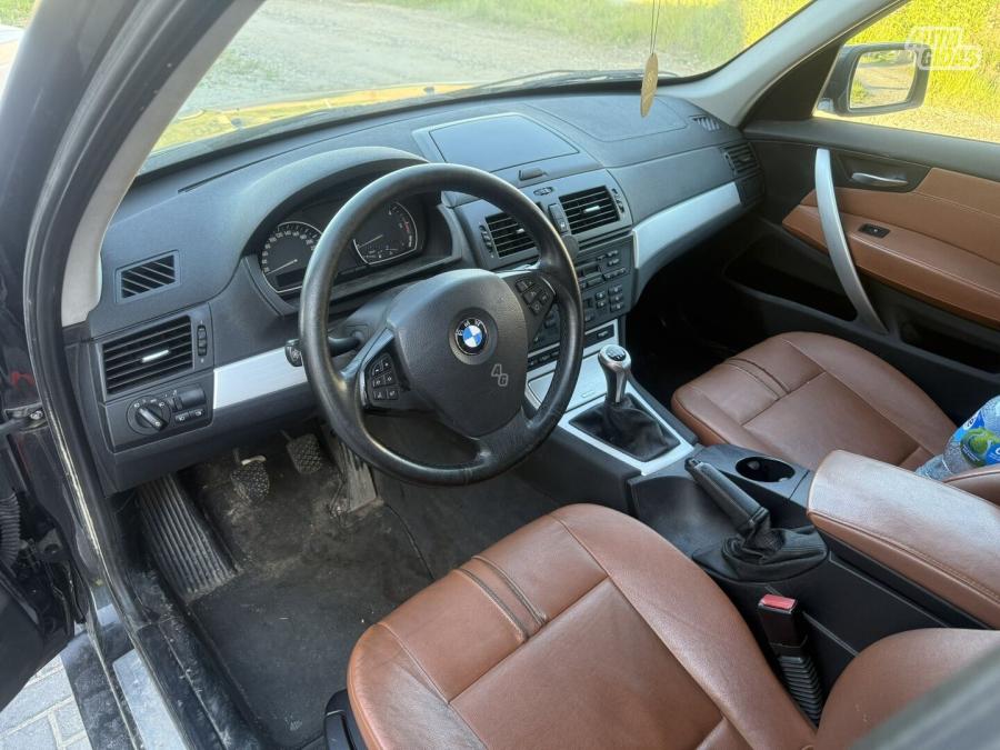 Melns BMW X3 2007 Kauņa, ar dzinēja tilpumu 2.00 L un nobraukumu 284 tūkst. km par 4200 €, foto 7 vietnē AUTOMOTO.COM.LV