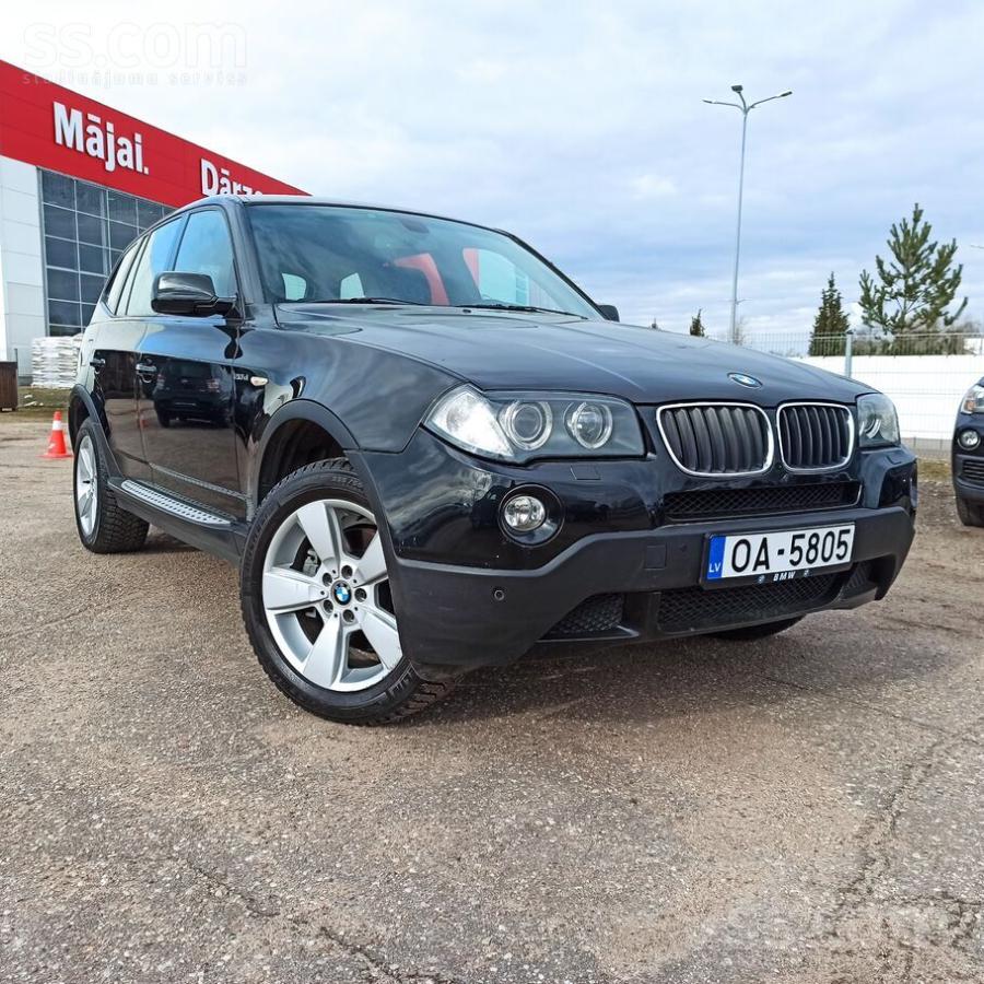 Black BMW X3 2008 in Daugavpils, with an engine capacity of 2.00 L and mileage of 0 thousand km for 6300 €, photo 1 on AUTOMOTO.COM.LV
