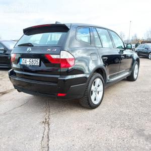 Black BMW X3 2008 in Daugavpils, with an engine capacity of 2.00 L and mileage of 0 thousand km for 6300 €, photo 6 on AUTOMOTO.COM.LV