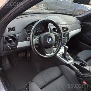 Black BMW X3 2008 in Daugavpils, with an engine capacity of 2.00 L and mileage of 0 thousand km for 6300 €, photo 13 on AUTOMOTO.COM.LV