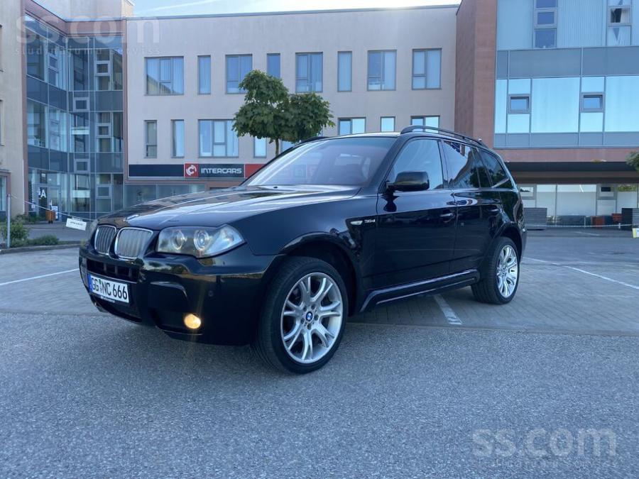 Melns BMW X3 2008 Jelgava, ar dzinēja tilpumu 3.00 L un nobraukumu 0 tūkst. km par 7990 €, foto 1 vietnē AUTOMOTO.COM.LV
