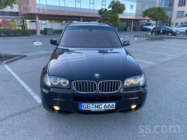 Melns BMW X3 2008 Jelgava, ar dzinēja tilpumu 3.00 L un nobraukumu 0 tūkst. km par 7990 €, foto 3 vietnē AUTOMOTO.COM.LV