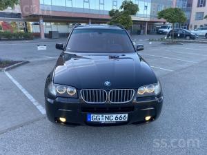 Melns BMW X3 2008 Jelgava, ar dzinēja tilpumu 3.00 L un nobraukumu 0 tūkst. km par 7990 €, foto 3 vietnē AUTOMOTO.COM.LV