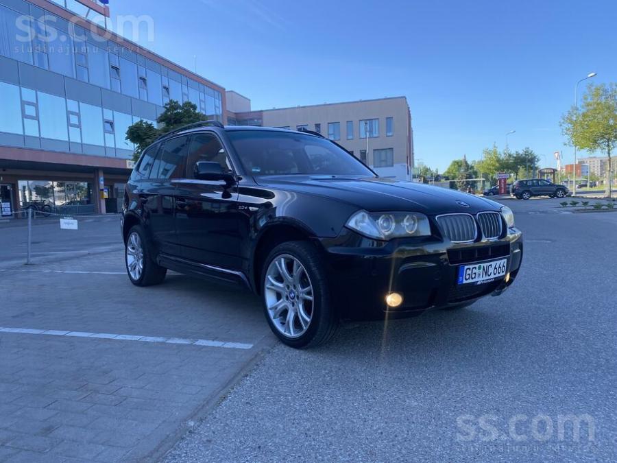 Melns BMW X3 2008 Jelgava, ar dzinēja tilpumu 3.00 L un nobraukumu 0 tūkst. km par 7990 €, foto 8 vietnē AUTOMOTO.COM.LV