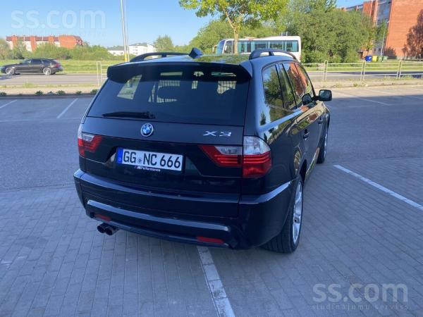 Melns BMW X3 2008 Jelgava, ar dzinēja tilpumu 3.00 L un nobraukumu 0 tūkst. km par 7990 €, foto 9 vietnē AUTOMOTO.COM.LV