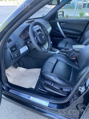 Melns BMW X3 2008 Jelgava, ar dzinēja tilpumu 3.00 L un nobraukumu 0 tūkst. km par 7990 €, foto 14 vietnē AUTOMOTO.COM.LV