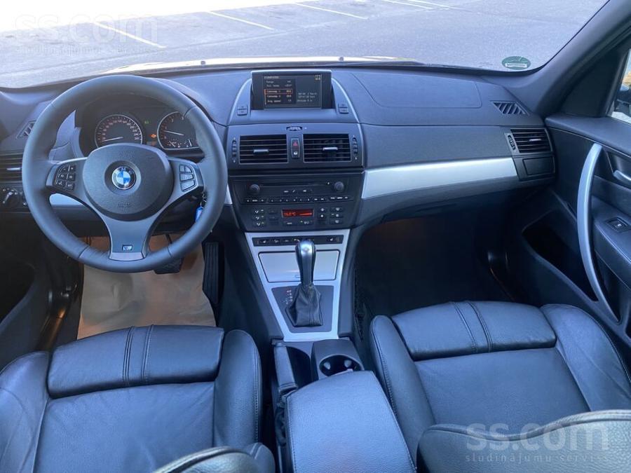 Melns BMW X3 2008 Jelgava, ar dzinēja tilpumu 3.00 L un nobraukumu 0 tūkst. km par 7990 €, foto 16 vietnē AUTOMOTO.COM.LV