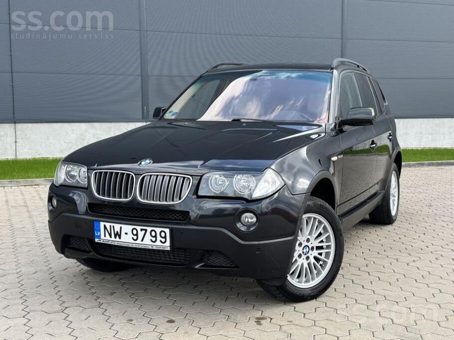 Melns BMW X3 2008 Rīga, ar dzinēja tilpumu 3.00 L un nobraukumu 0 tūkst. km par 6500 €, foto 1 vietnē AUTOMOTO.COM.LV