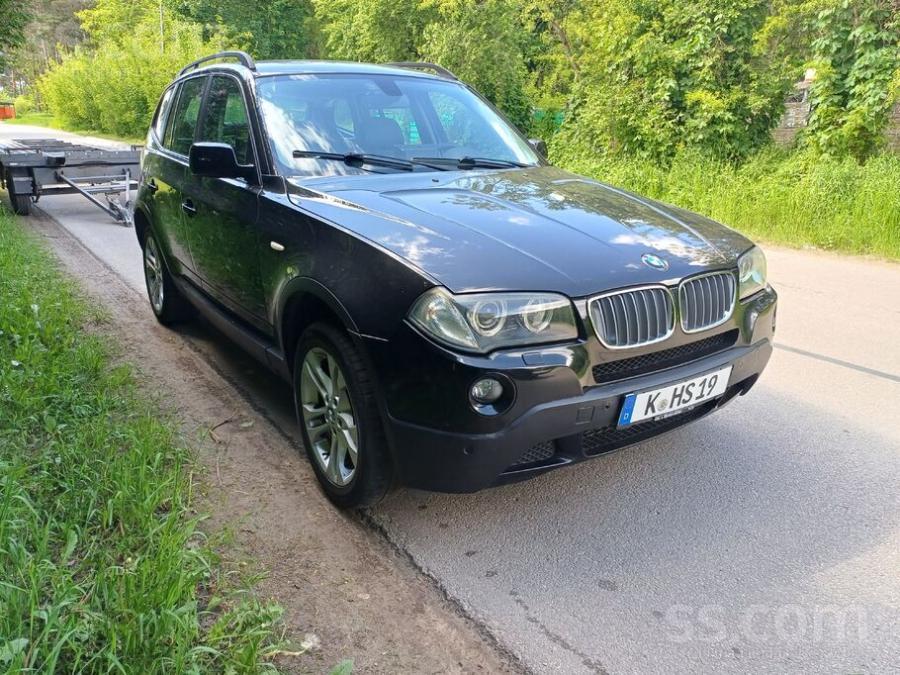 Melns BMW X3 2008 Rīga, ar dzinēja tilpumu 3.00 L un nobraukumu 240 tūkst. km par 5200 €, foto 1 vietnē AUTOMOTO.COM.LV