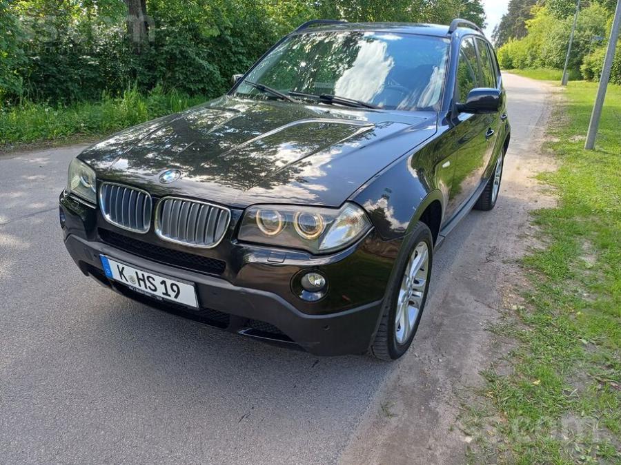 Melns BMW X3 2008 Rīga, ar dzinēja tilpumu 3.00 L un nobraukumu 240 tūkst. km par 5200 €, foto 2 vietnē AUTOMOTO.COM.LV