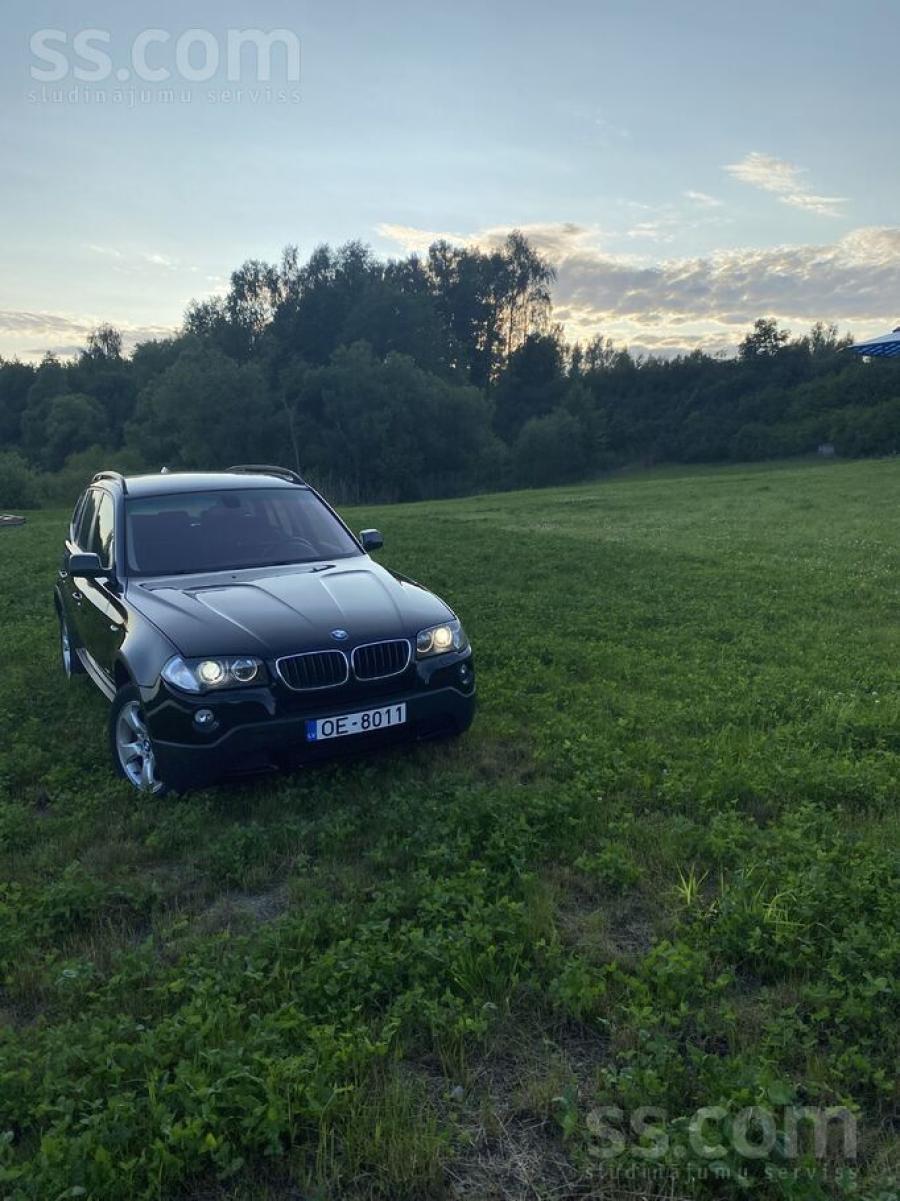 Melns BMW X3 2008 Rīga, ar dzinēja tilpumu 2.00 L un nobraukumu 298 tūkst. km par 5350 €, foto 1 vietnē AUTOMOTO.COM.LV
