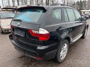 Black BMW X3 2008 in Riga, with an engine capacity of 2.00 L and mileage of 0 thousand km for 5550 €, photo 7 on AUTOMOTO.COM.LV