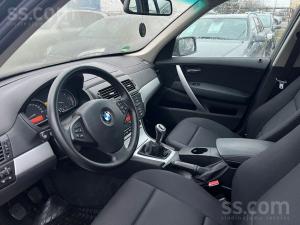 Black BMW X3 2008 in Riga, with an engine capacity of 2.00 L and mileage of 0 thousand km for 5550 €, photo 12 on AUTOMOTO.COM.LV