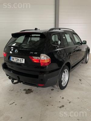 Black BMW X3 2008 in Balvi, with an engine capacity of 2.00 L and mileage of 252 thousand km for 4999 €, photo 3 on AUTOMOTO.COM.LV