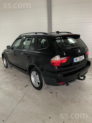 Black BMW X3 2008 in Balvi, with an engine capacity of 2.00 L and mileage of 252 thousand km for 4999 €, photo 4 on AUTOMOTO.COM.LV