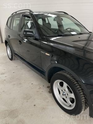 Black BMW X3 2008 in Balvi, with an engine capacity of 2.00 L and mileage of 252 thousand km for 4999 €, photo 7 on AUTOMOTO.COM.LV