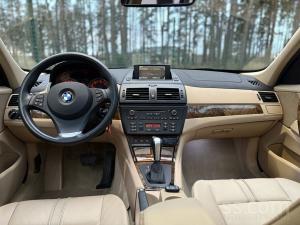 Black BMW X3 2008 in Riga, with an engine capacity of 2.00 L and mileage of 232 thousand km for 5690 €, photo 7 on AUTOMOTO.COM.LV