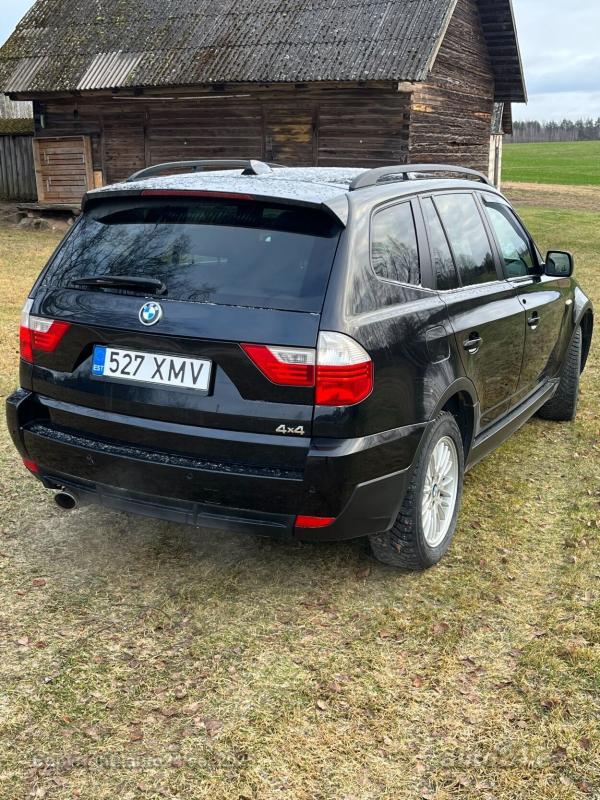 Черный БМВ Х3 2008 в Выру, объемом двигателя 2.00 л и пробегом 325 тыс. км за 4989 €, фото 5 на AUTOMOTO.COM.LV