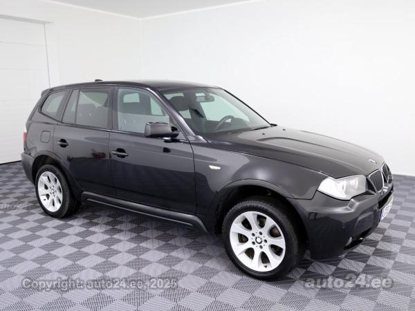Black BMW X3 2008 in Tallinn, with an engine capacity of 2.00 L and mileage of 364 thousand km for 3199 €, photo 1 on AUTOMOTO.COM.LV