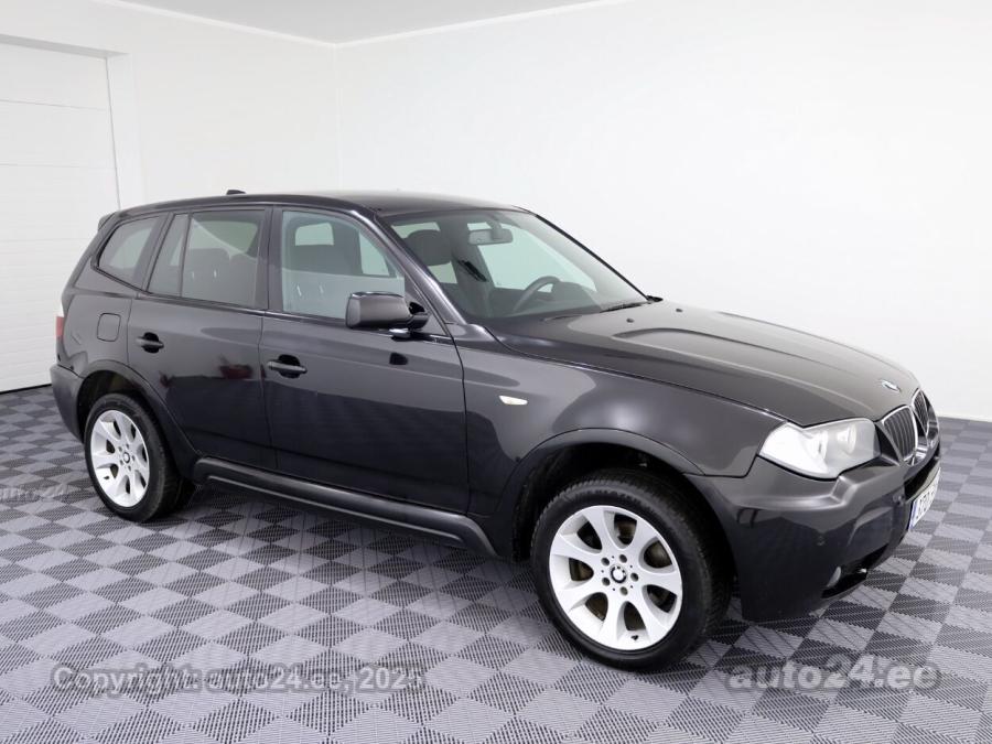 Black BMW X3 2008 in Tallinn, with an engine capacity of 2.00 L and mileage of 364 thousand km for 3199 €, photo 1 on AUTOMOTO.COM.LV